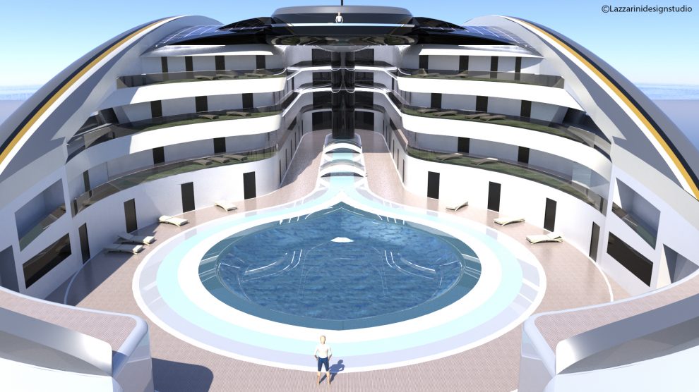 Así es el impresionante barco Seaflower del Studio Lazzarini