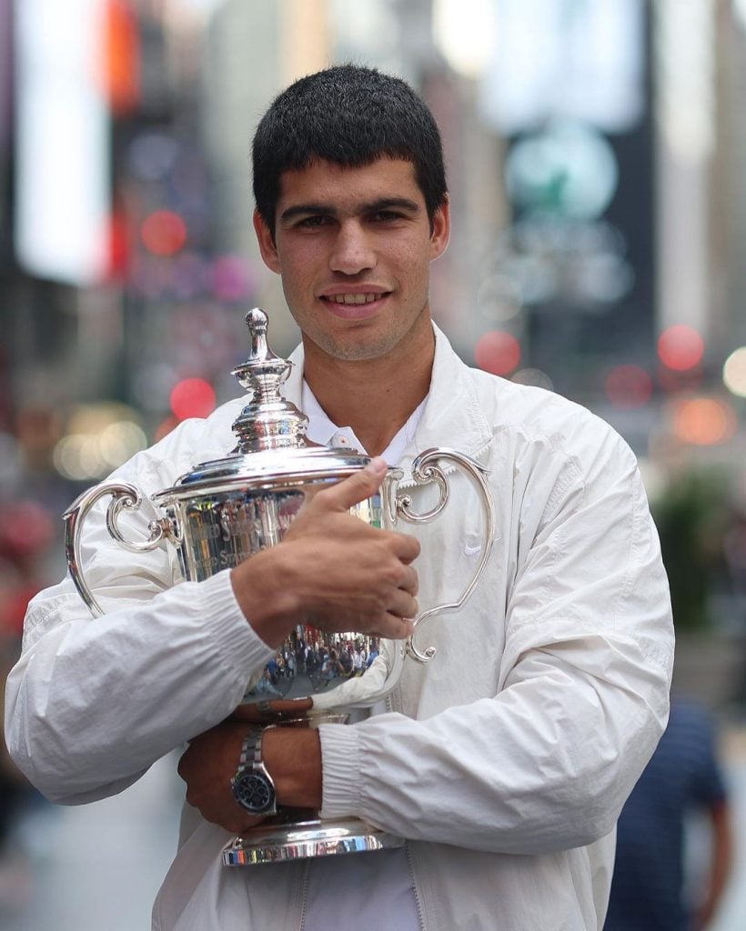 Este es el Rolex que acompaña a Carlos Alcaraz a hacer historia