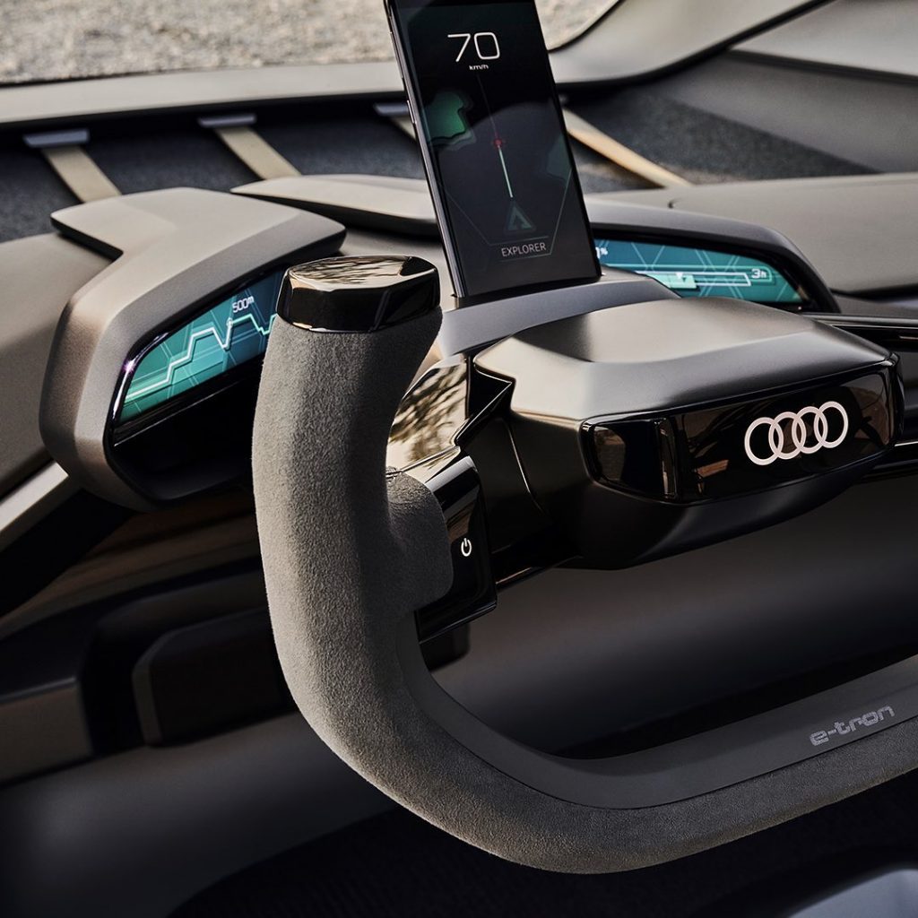 El todoterreno futurista de Audi que utiliza drones como luces