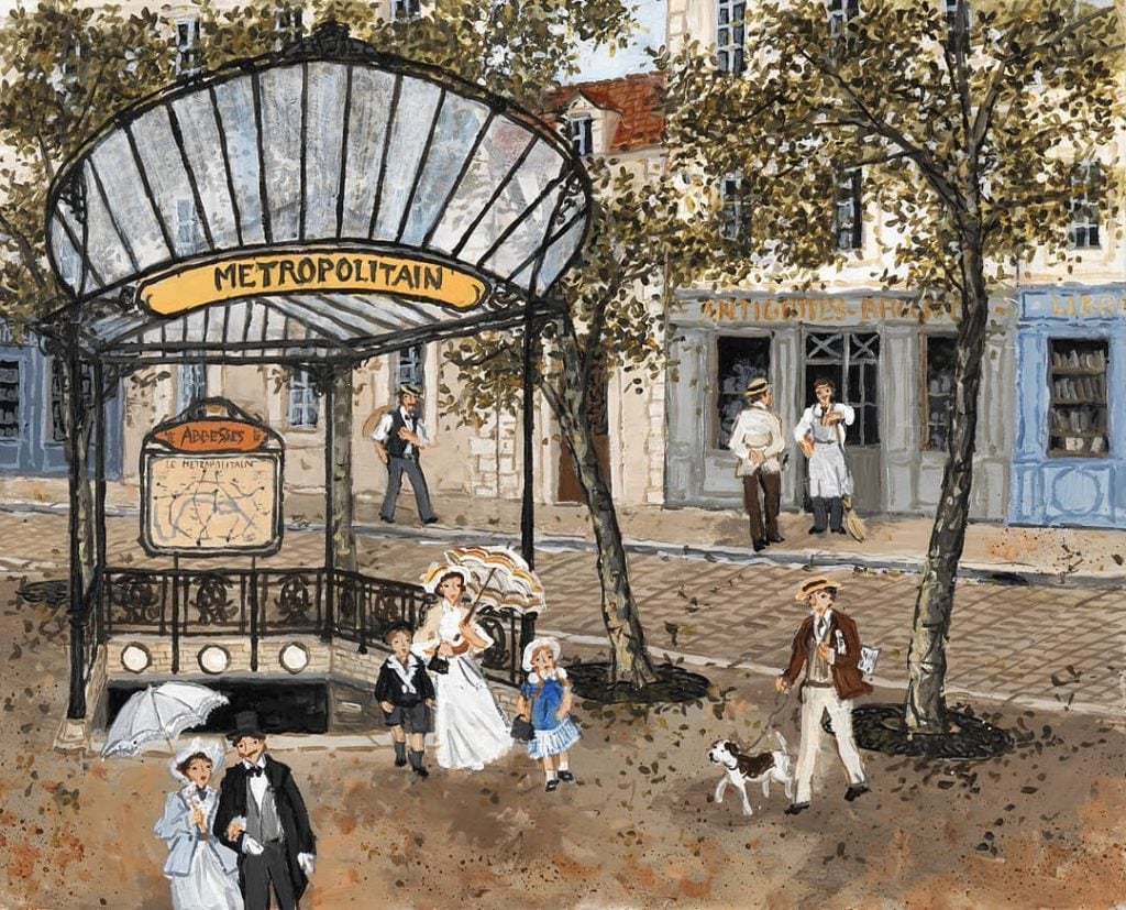 Fabienne Delacroix, la artista que nos lleva al París de la Belle Époque