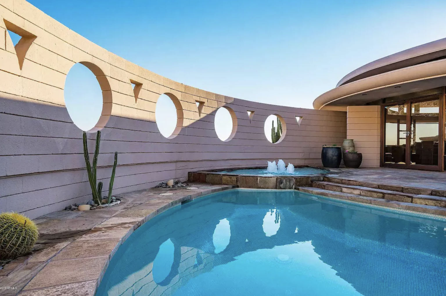 Circular Sun House, de Frank Lloyd Wright, a la venta