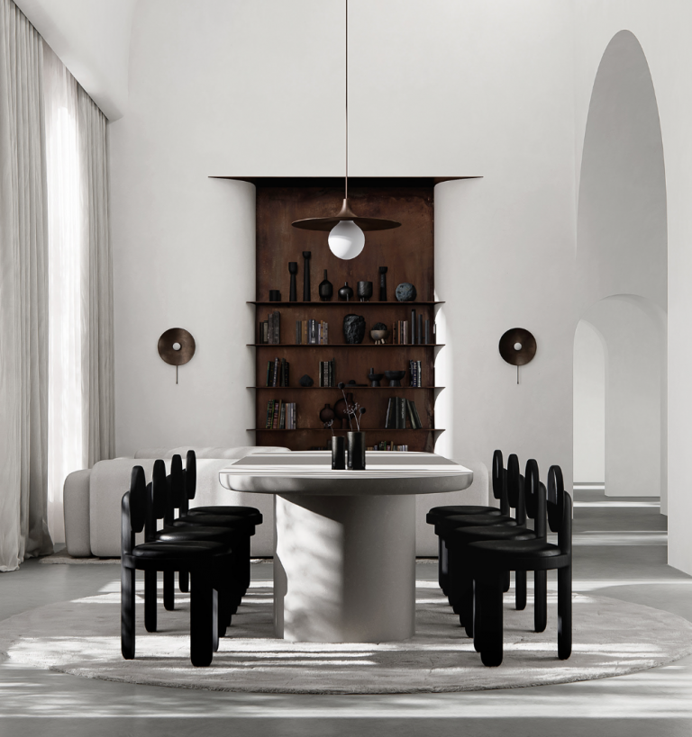 El sofisticado negro se mete de nuevo en la decoración