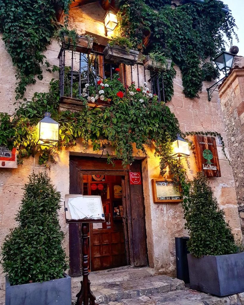 Algunos de los mejores restaurantes de Pedraza son estos
