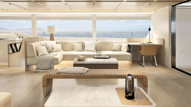 Sofisticado interior y potentes motores, el catamarán con el que soñarás