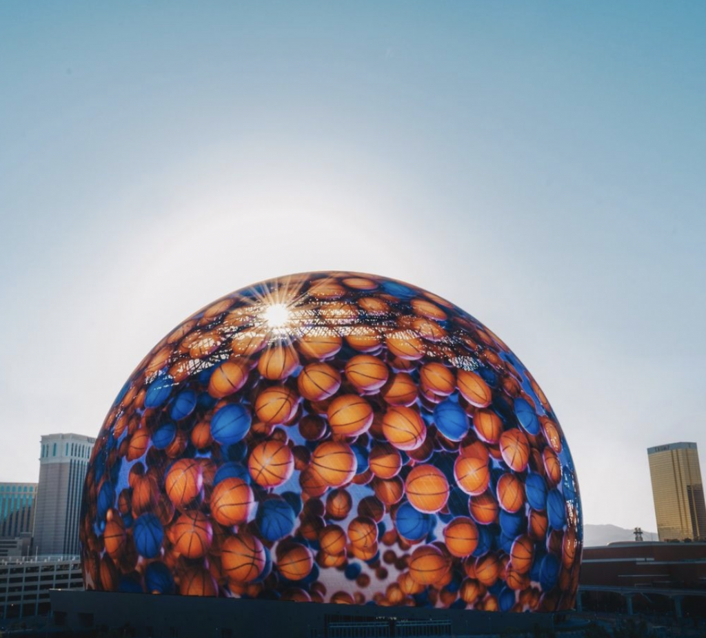 Sphere, la estructura esférica más grande del mundo se levanta en Las Vegas