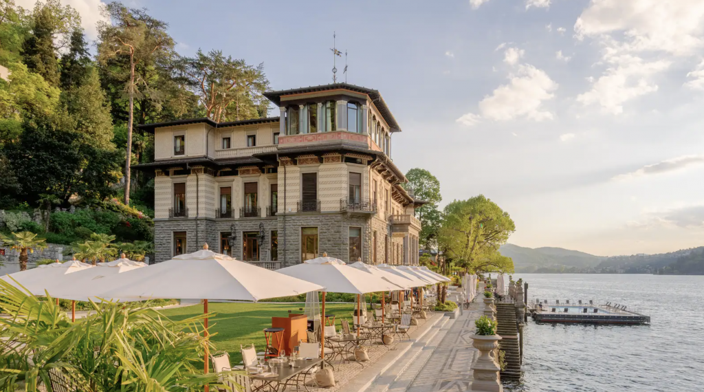 El romántico hotel que Mandarin Oriental tiene en el Lago di Como