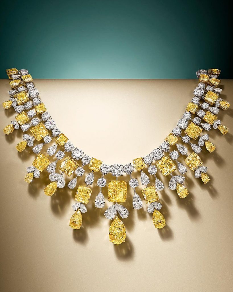 La historia de los fantásticos diamantes amarillos de Graff