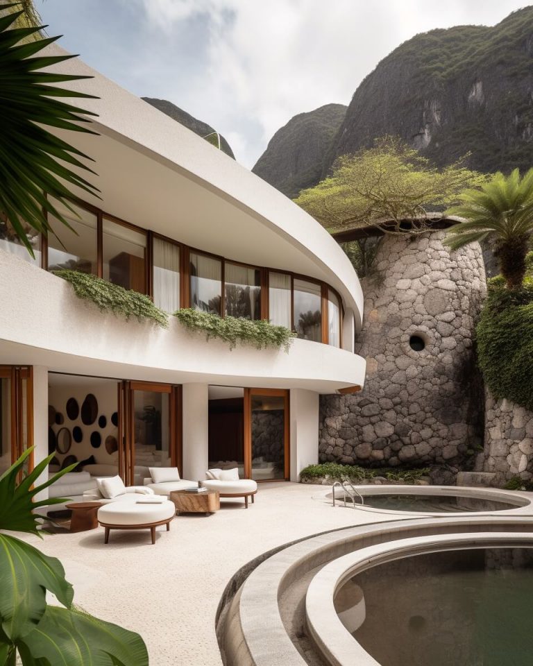 Las villas en las montañas de Perú inspiradas en círculos