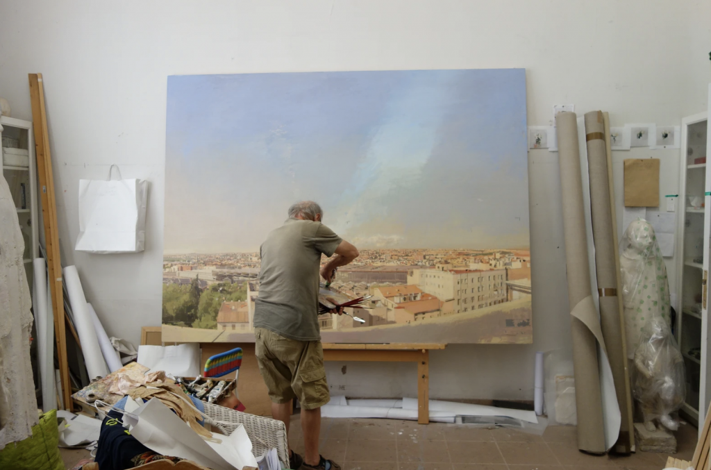 La primera exposición del pintor Antonio López en Barcelona