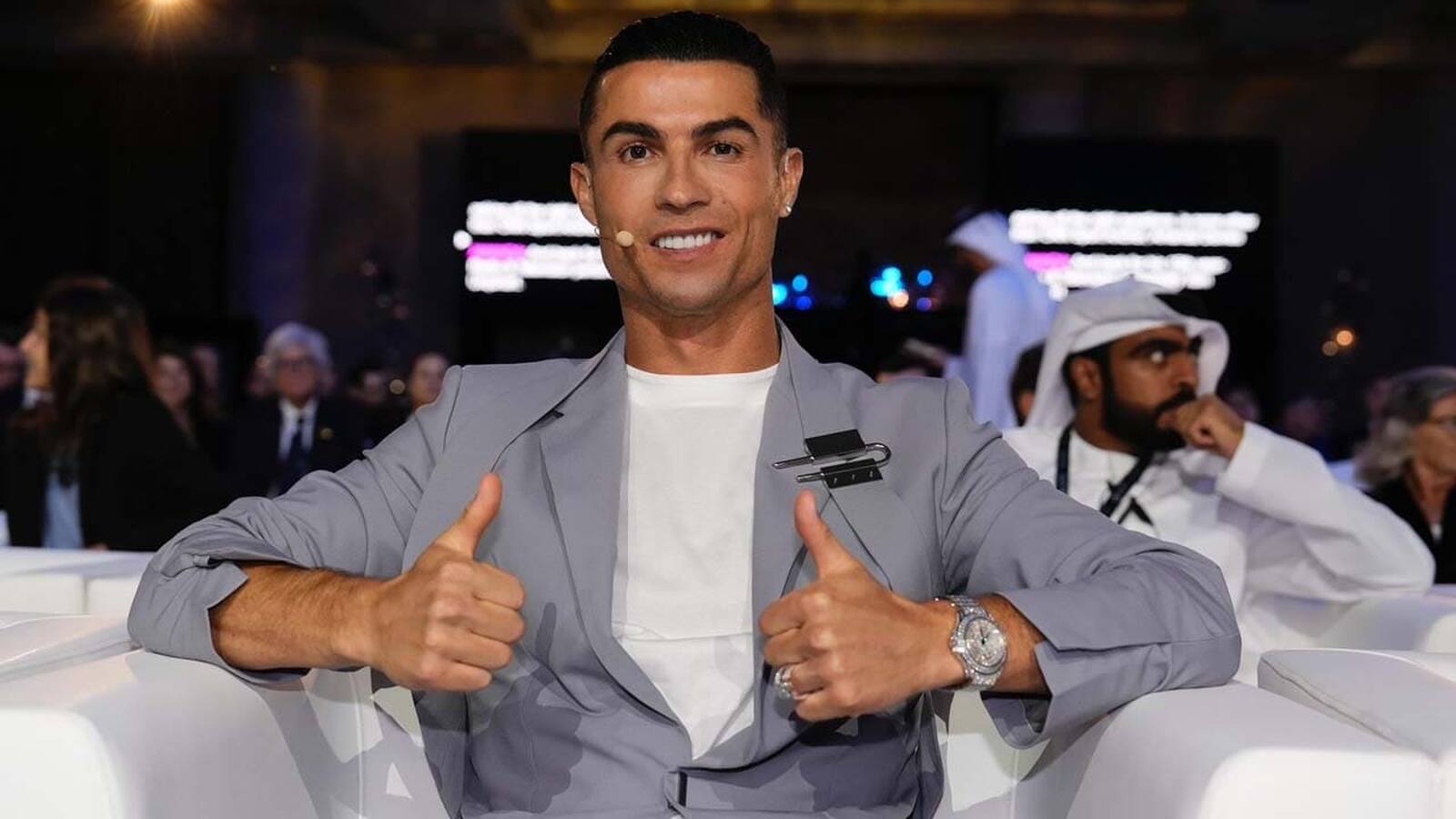 El Rolex de 500.000 € de Cristiano Ronaldo en los 'Globe Soccer Awards'