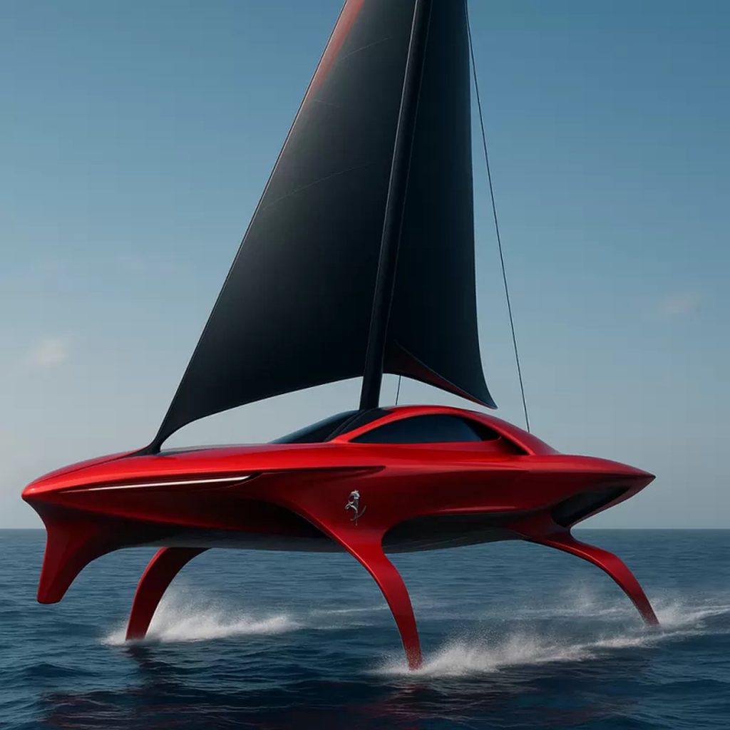 Ferrari se lanza al mar y presenta su 'F1' para las regatas más salvajes