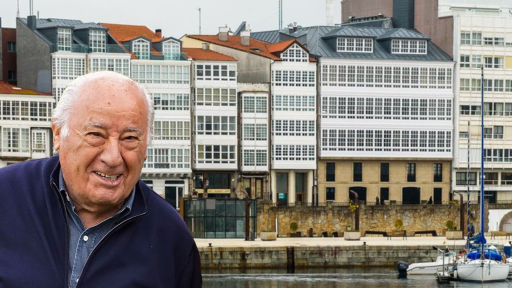 La casa de Amancio Ortega: un dúplex con vistas al mar en el barrio más ...