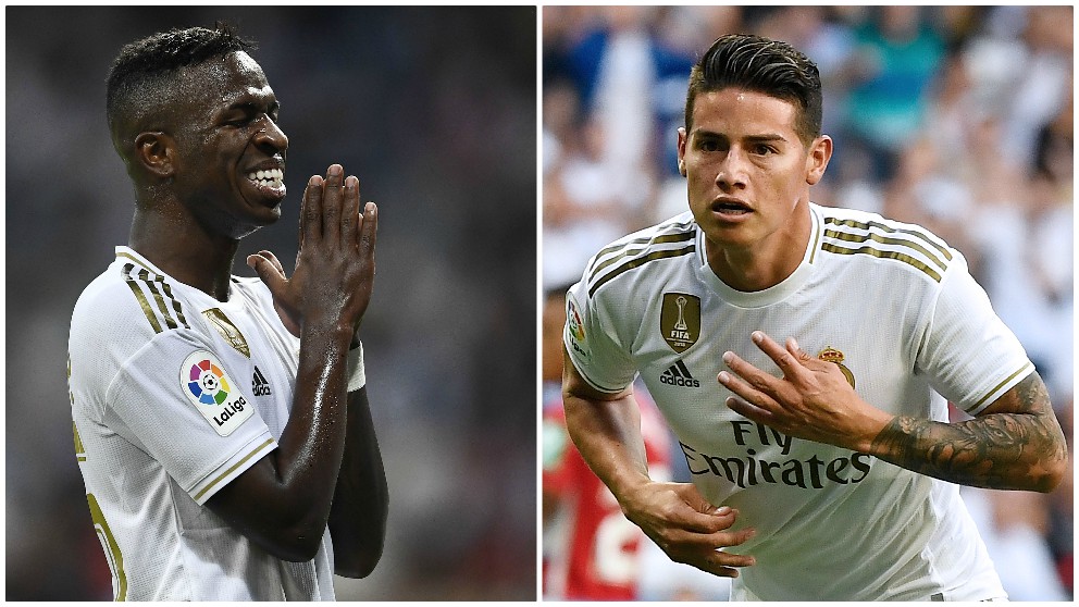 Alineación del Real Madrid contra el Mallorca: James y Vinicius apuntan ...