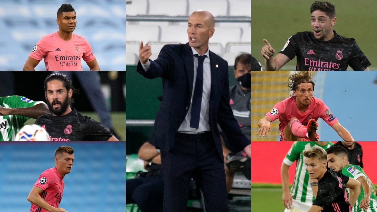 Real Madrid: El puzzle de Zidane en el centro del campo