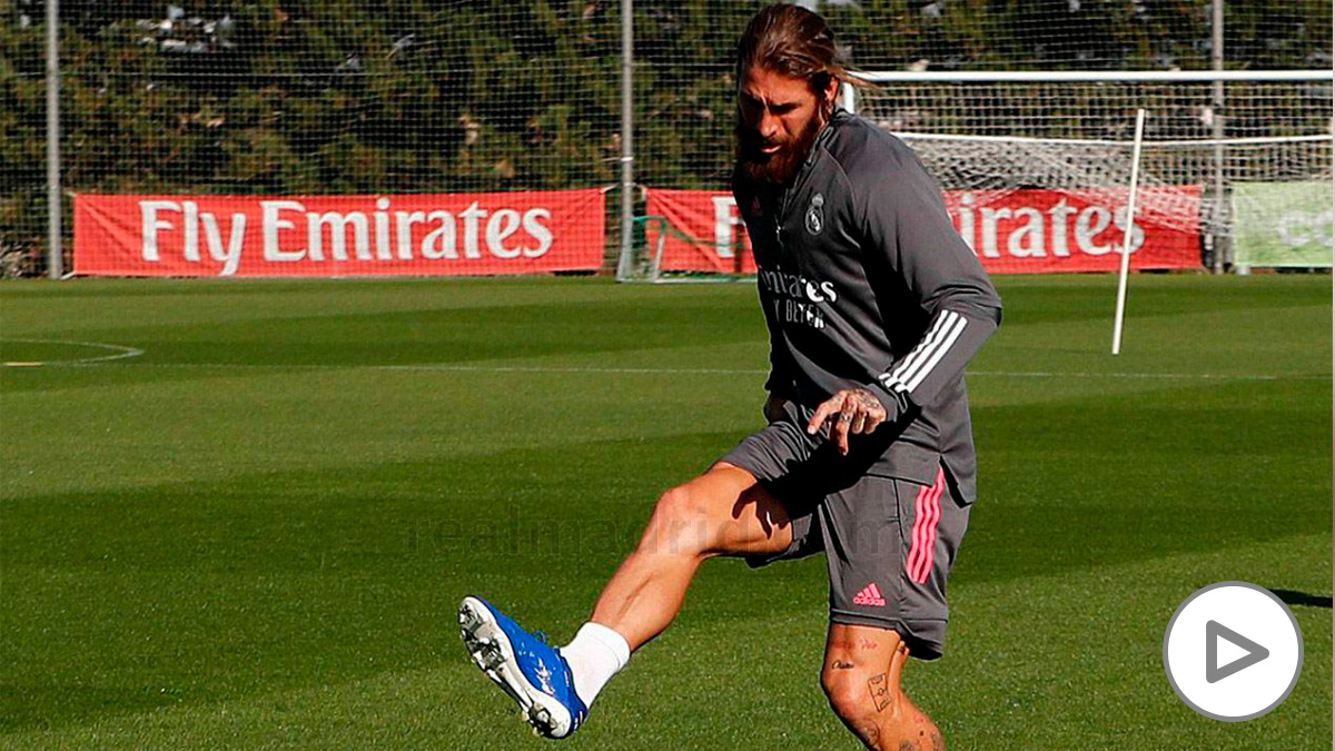Alarma Sergio Ramos: se entrena en solitario a 48 horas del Clásico