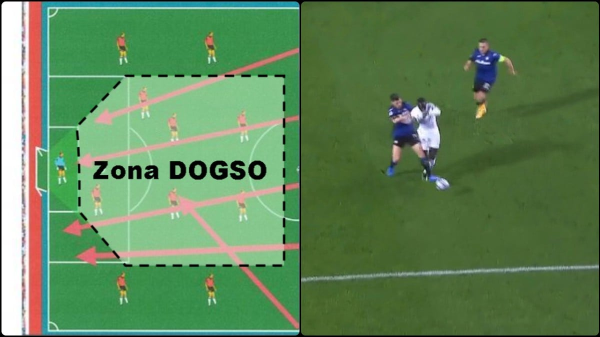 La zona DOGSO: la norma que demuestra que Freuler está bien expulsado | Atalanta - Real Madrid ...