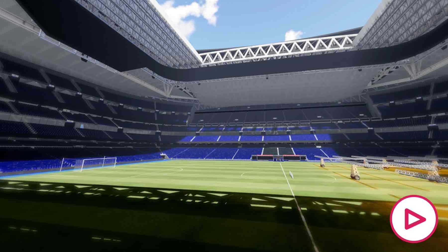 El 3D más rompedor del nuevo Santiago Bernabéu
