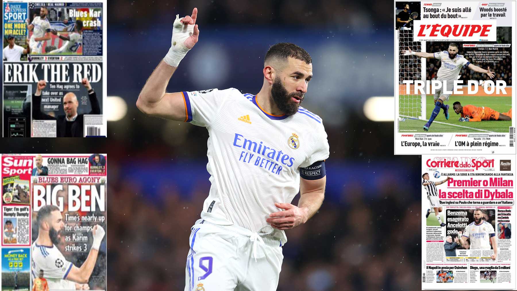 El mundo se rinde ante Karim Benzema: "Imperial"