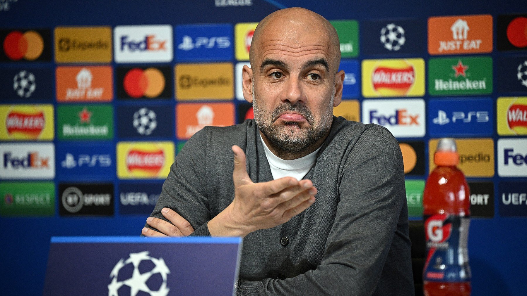 Pep Guardiola: "Jugar la vuelta en el Bernabéu es una gran suerte..."