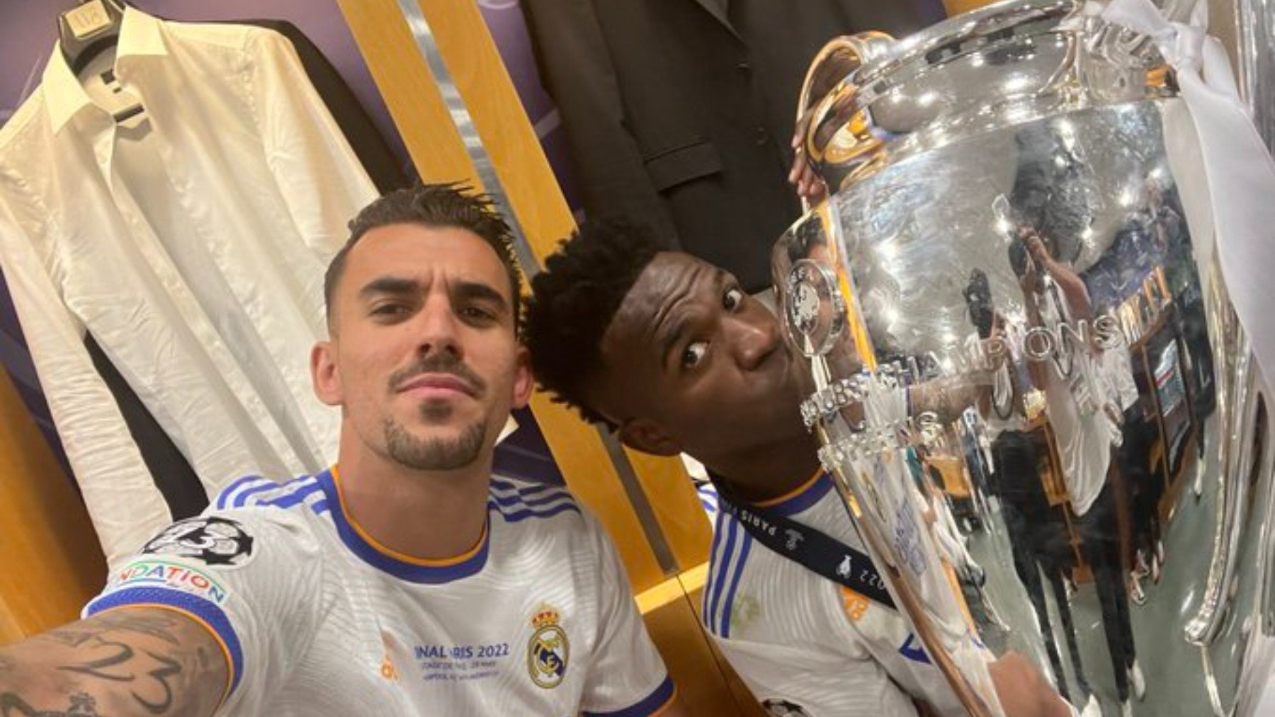 Dani Ceballos y Vinicius se ríen en la cara de Cristóbal Soria desde el ...