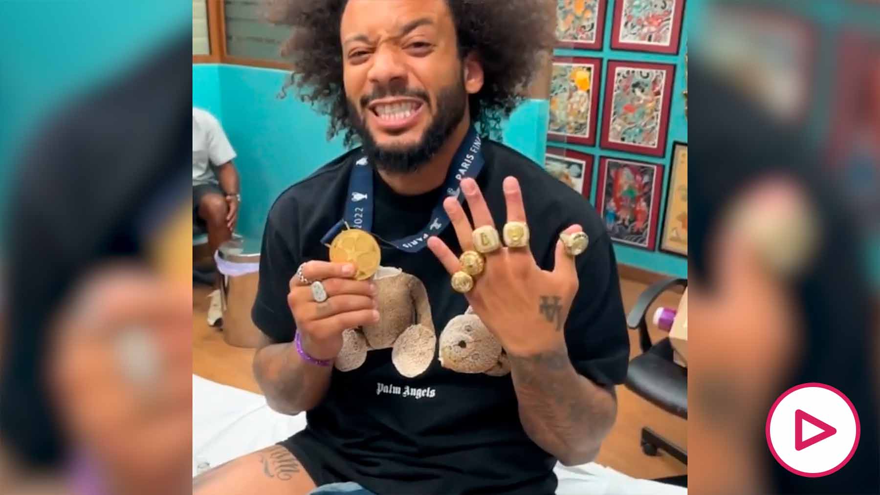 Marcelo se tatúa la Decimocuarta y amplía su colección de Champions