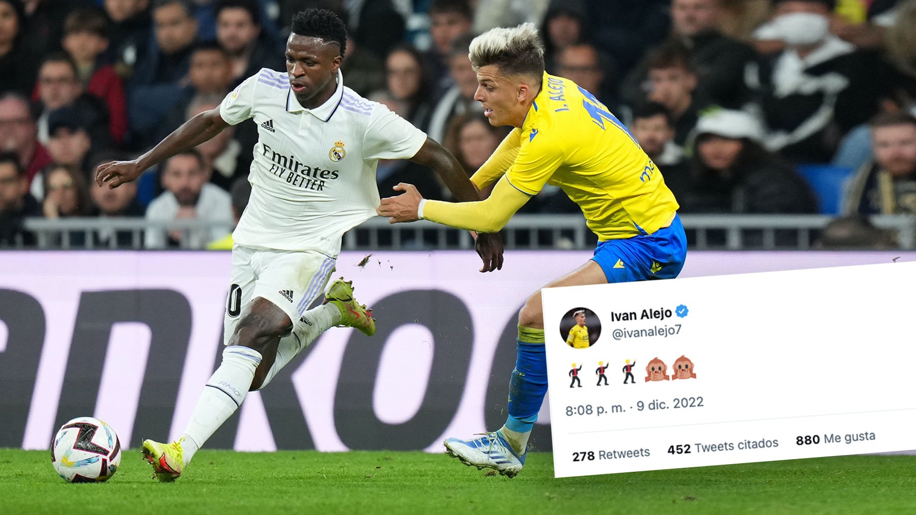 El vergonzoso tuit de Alejo: utilizó un mono para reírse de la ...