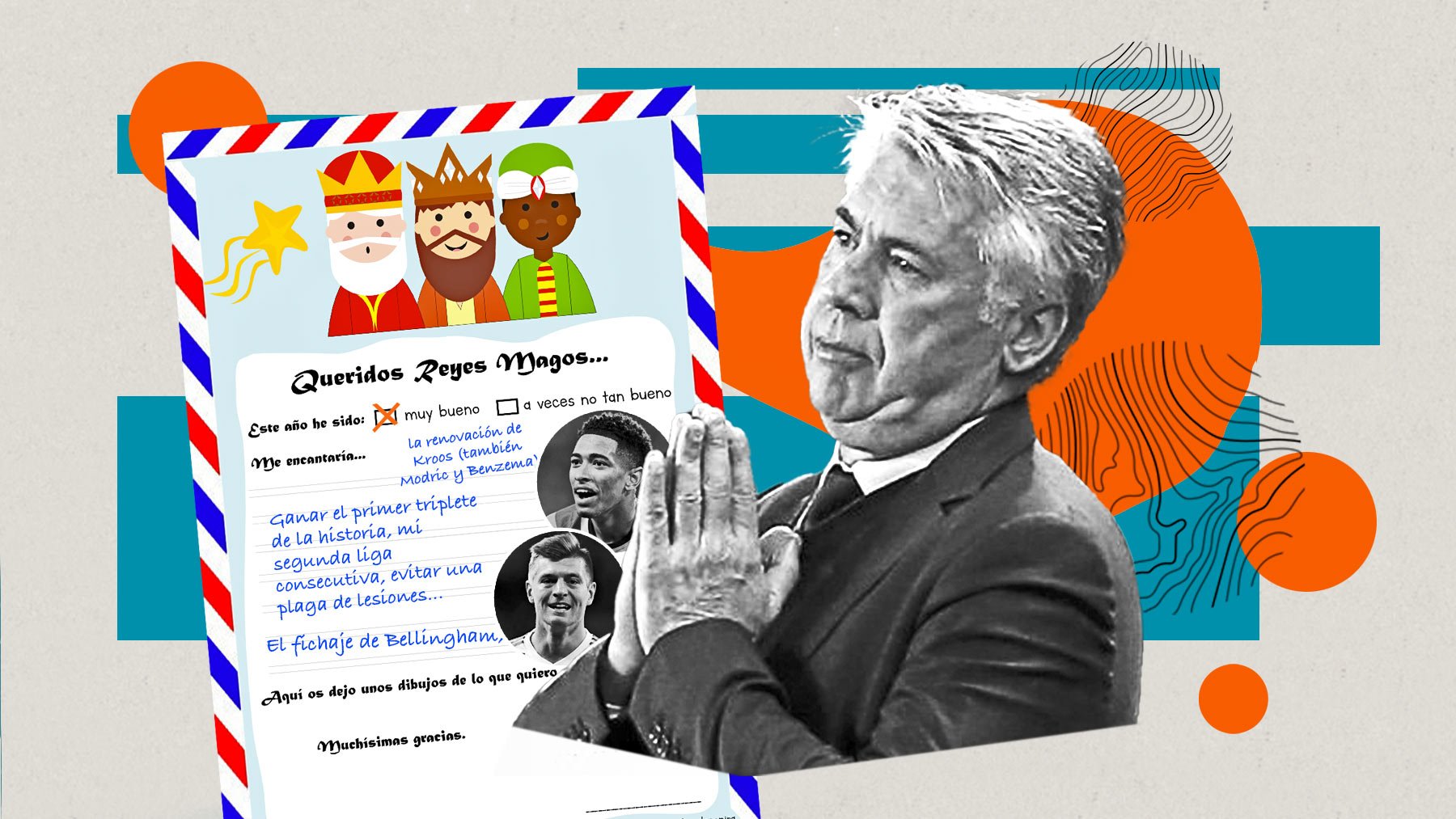 La carta de Ancelotti a los Reyes Magos