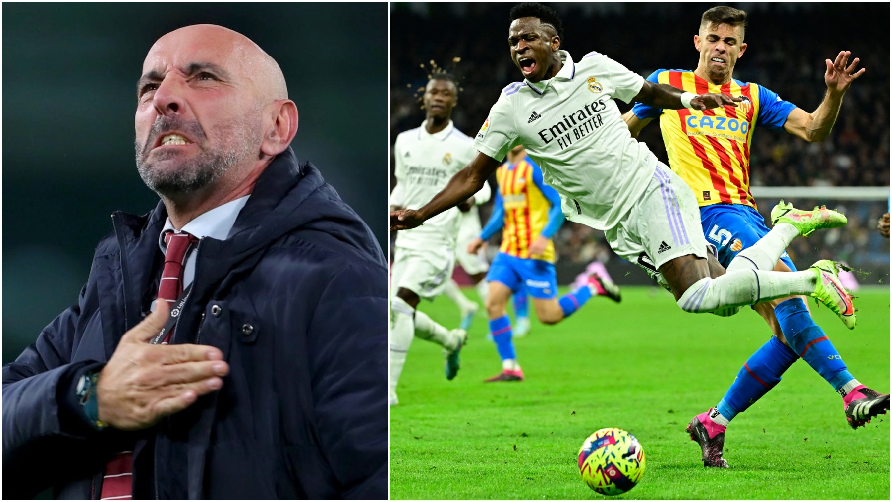 Monchi 'celebra' la brutal patada de Paulista a Vinicius y después se ...