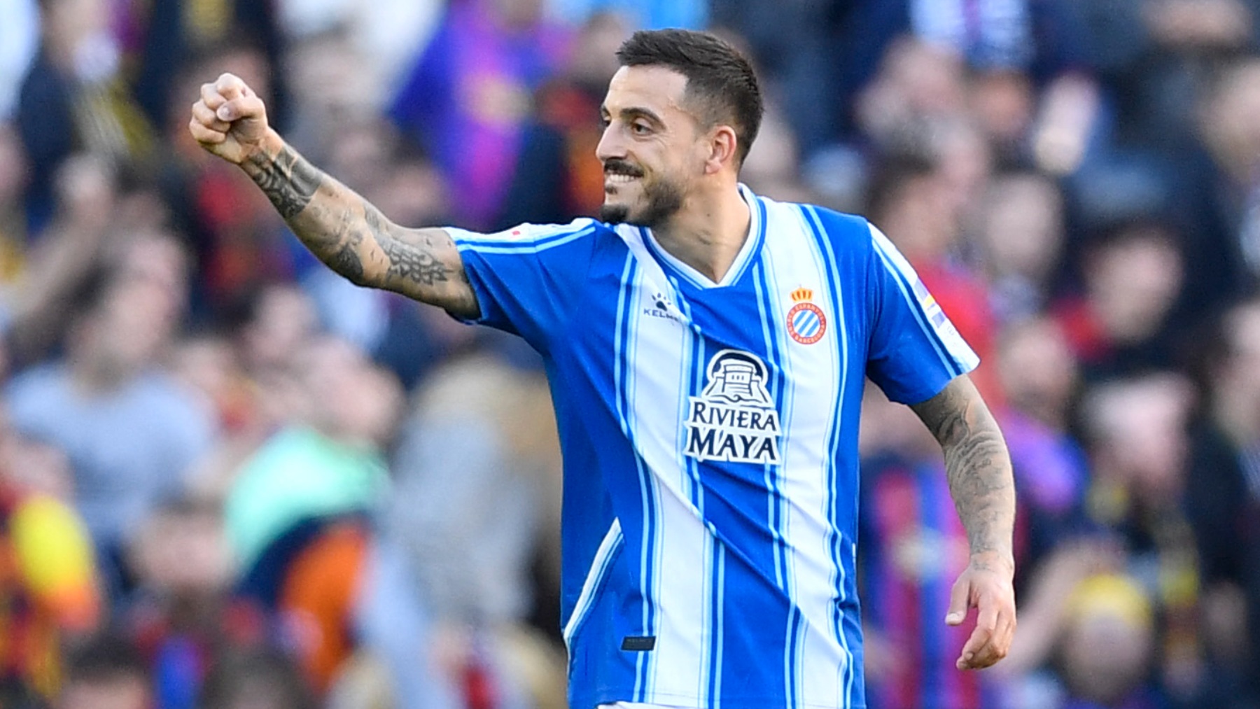 La plenitud de Joselu, el Zarra de la Liga que emuló a Raúl en el Camp Nou