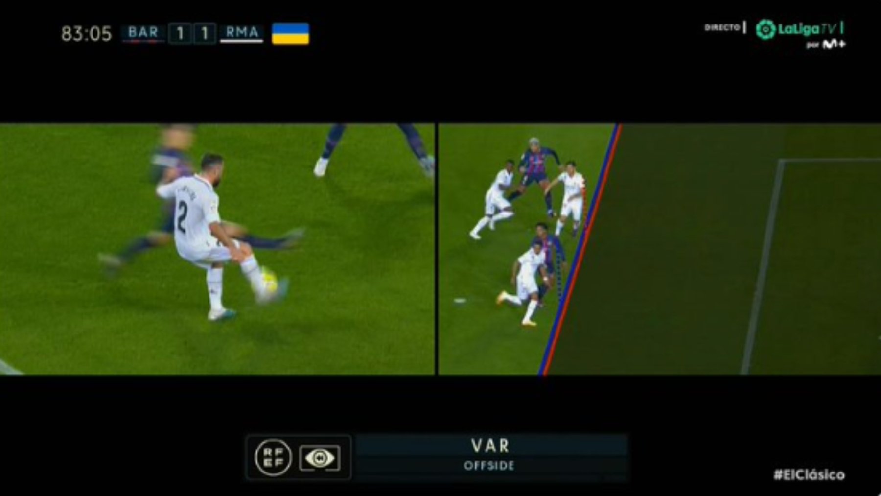 El VAR volvió a destruir al Real Madrid anulando un gol a Asensio por ...
