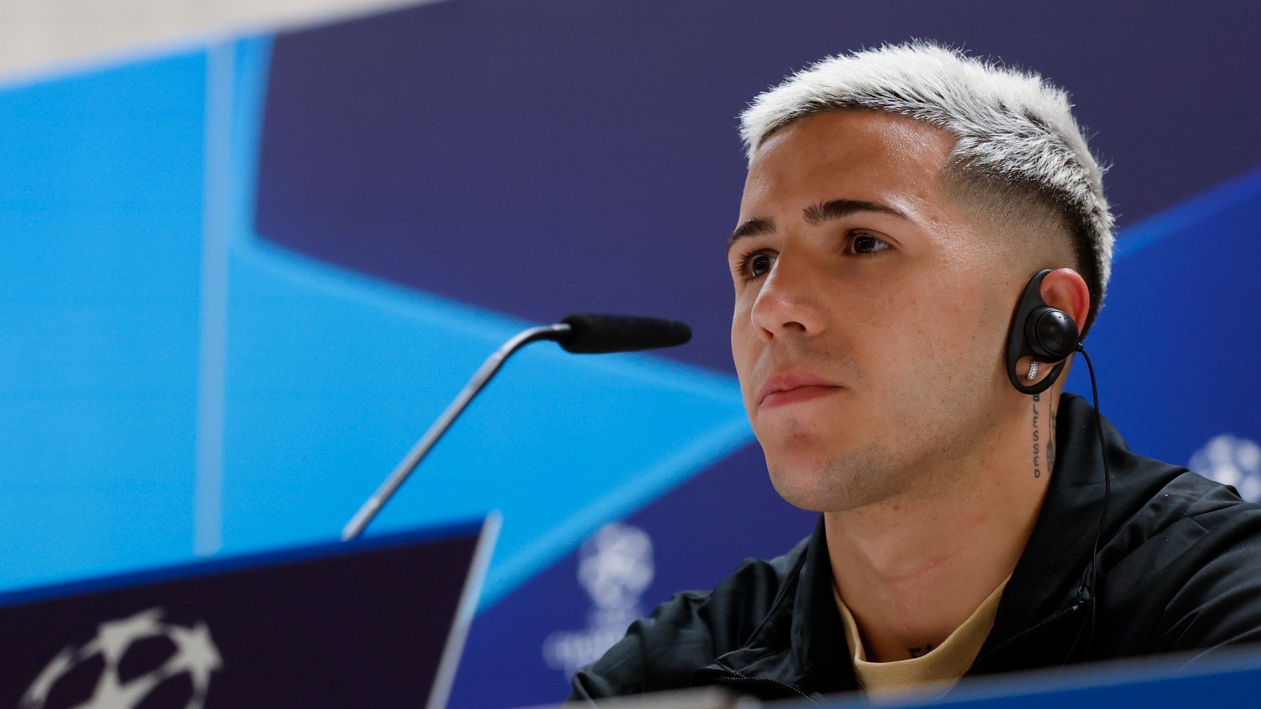 Enzo Fernández: "No tenemos miedo al Madrid, pero sí respeto"