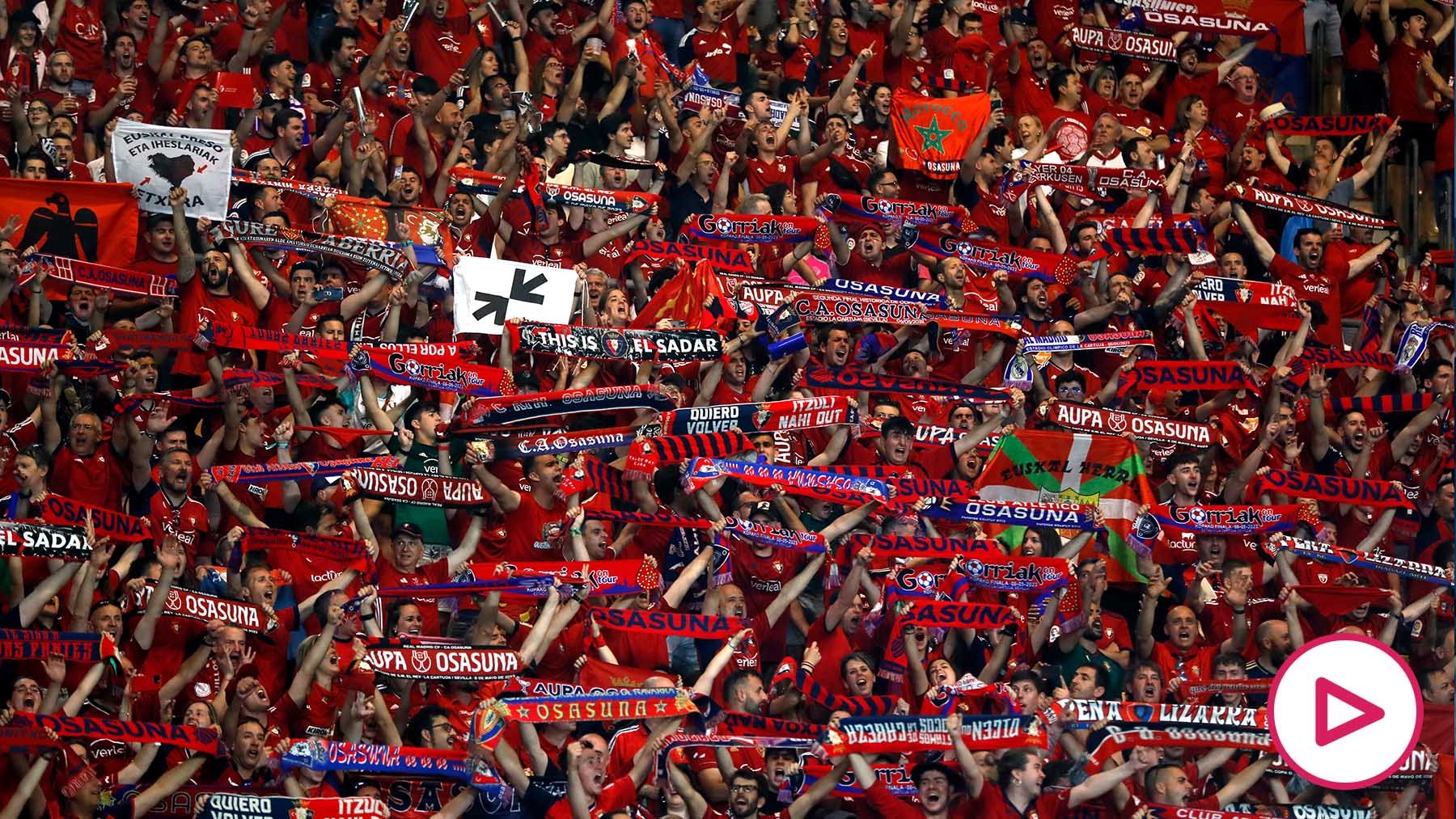 Los madridistas se imponen a una minoria de Osasuna que pitó el himno ...