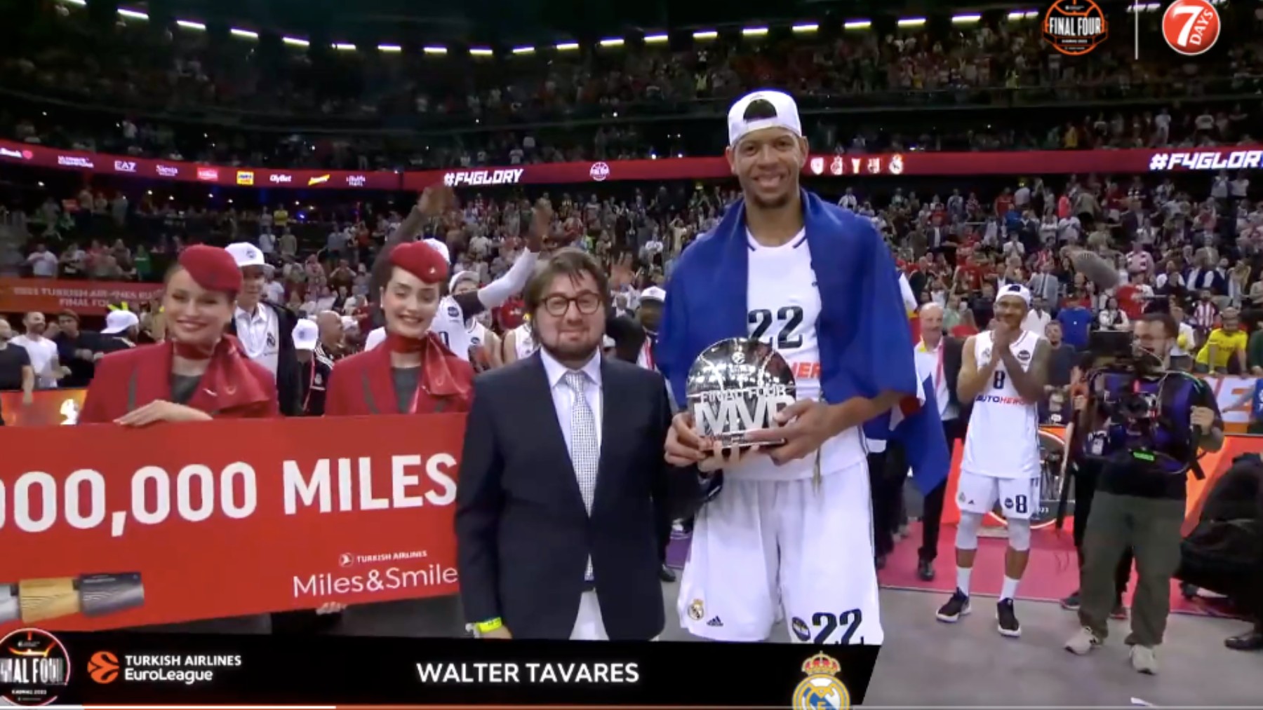 Tavares se llevó el MVP de la Final Four tras otra exhibición descomunal