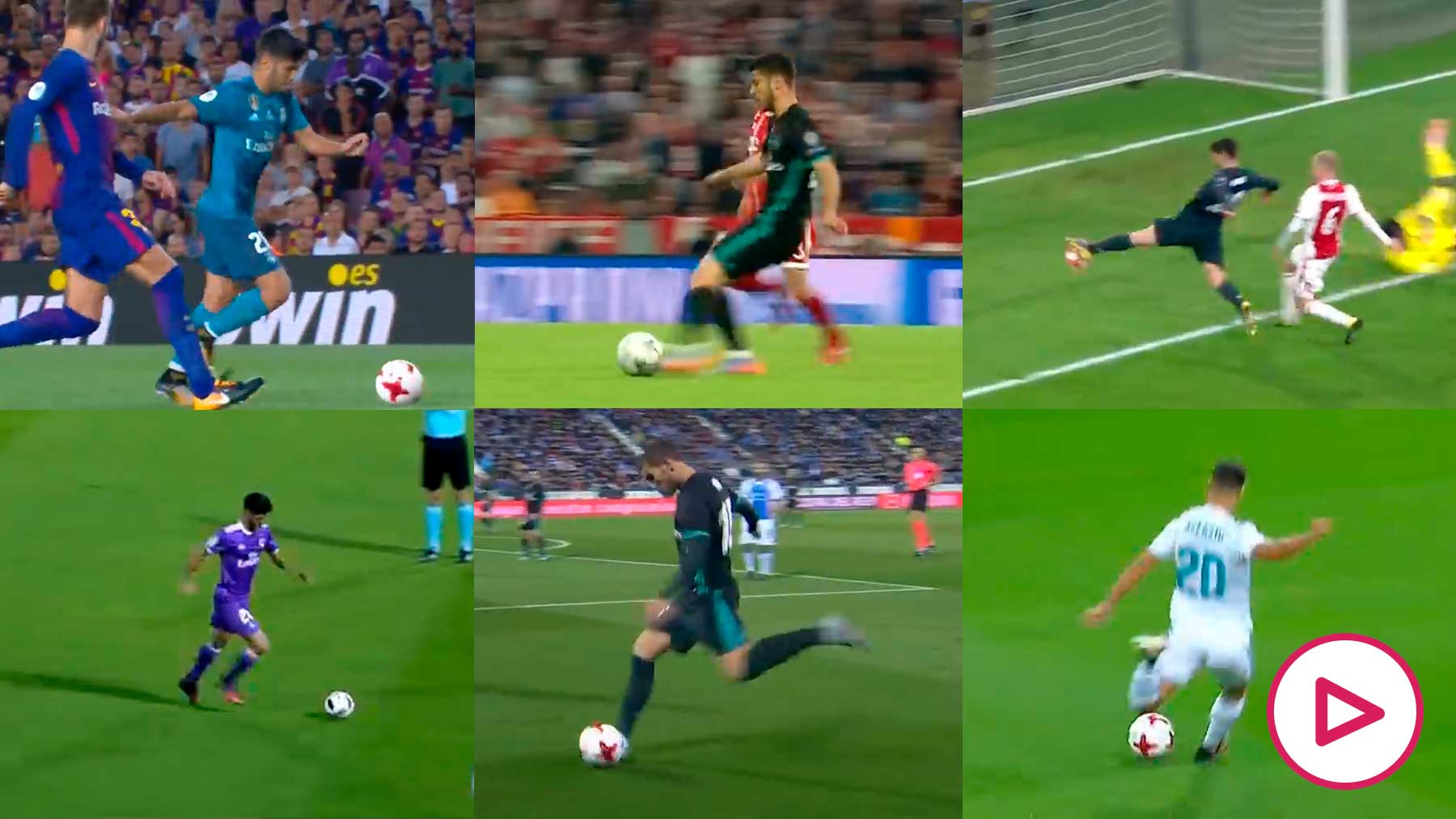 Toda una colección de 'cañonazos': los mejores goles de Asensio con el ...