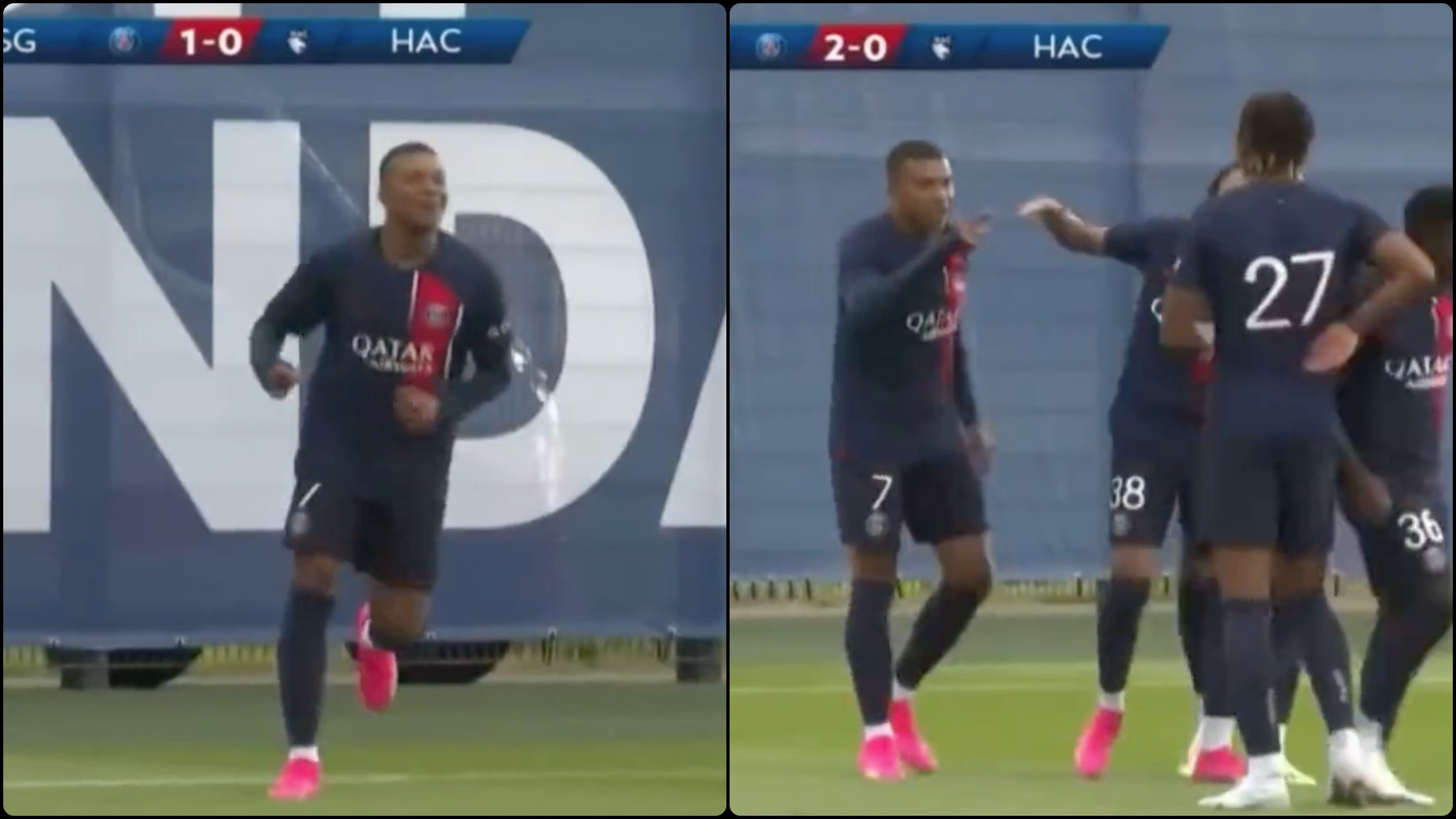 Así fue el primer gol de Mbappé en la era Luis Enrique