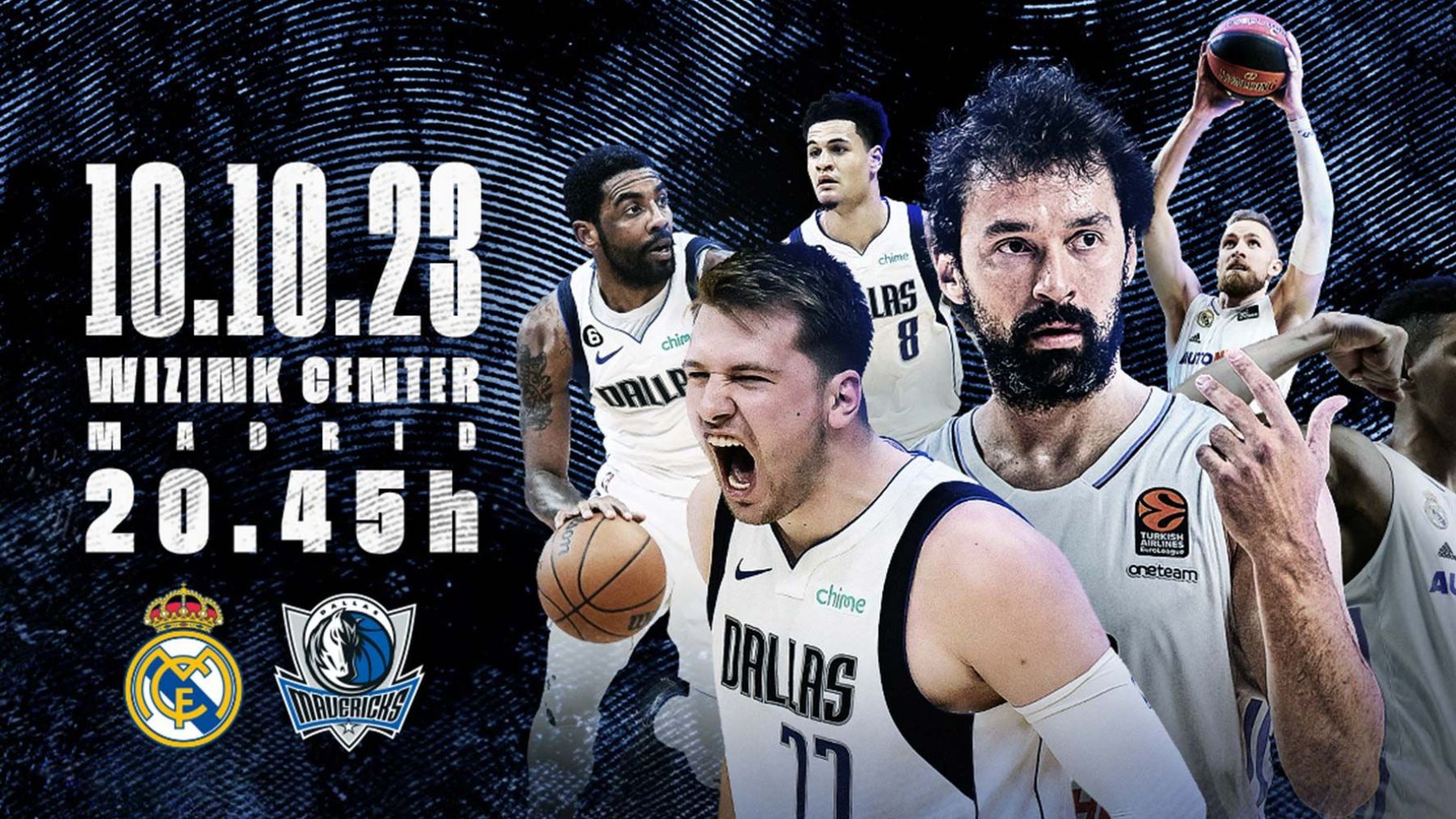 El Real Madrid jugará contra los Mavericks de Doncic el 10 de octubre