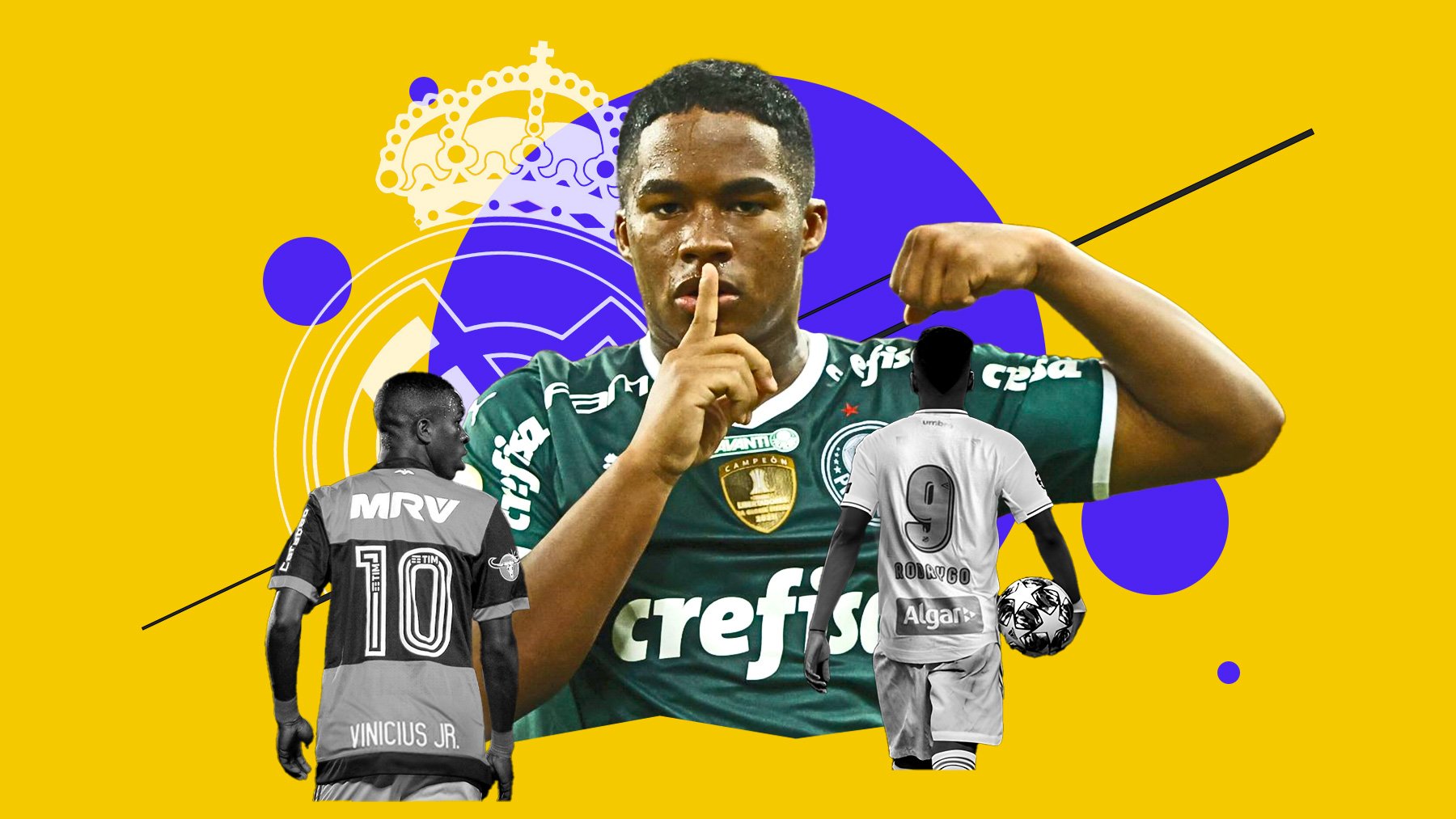 Endrick mejora a Vinicius y Rodrygo en Brasil