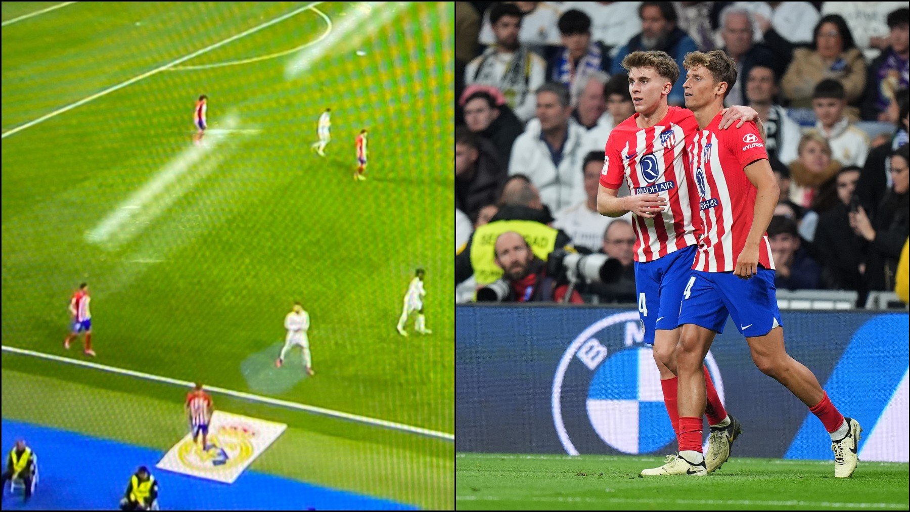 La falta de respeto de Marcos Llorente al Real Madrid pisoteando el escudo