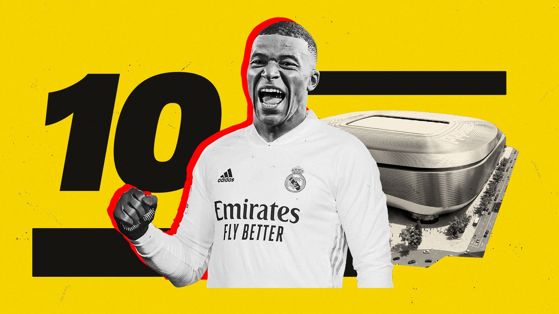 Kylian Mabappé lucirá el número 10 en el Real Madrid