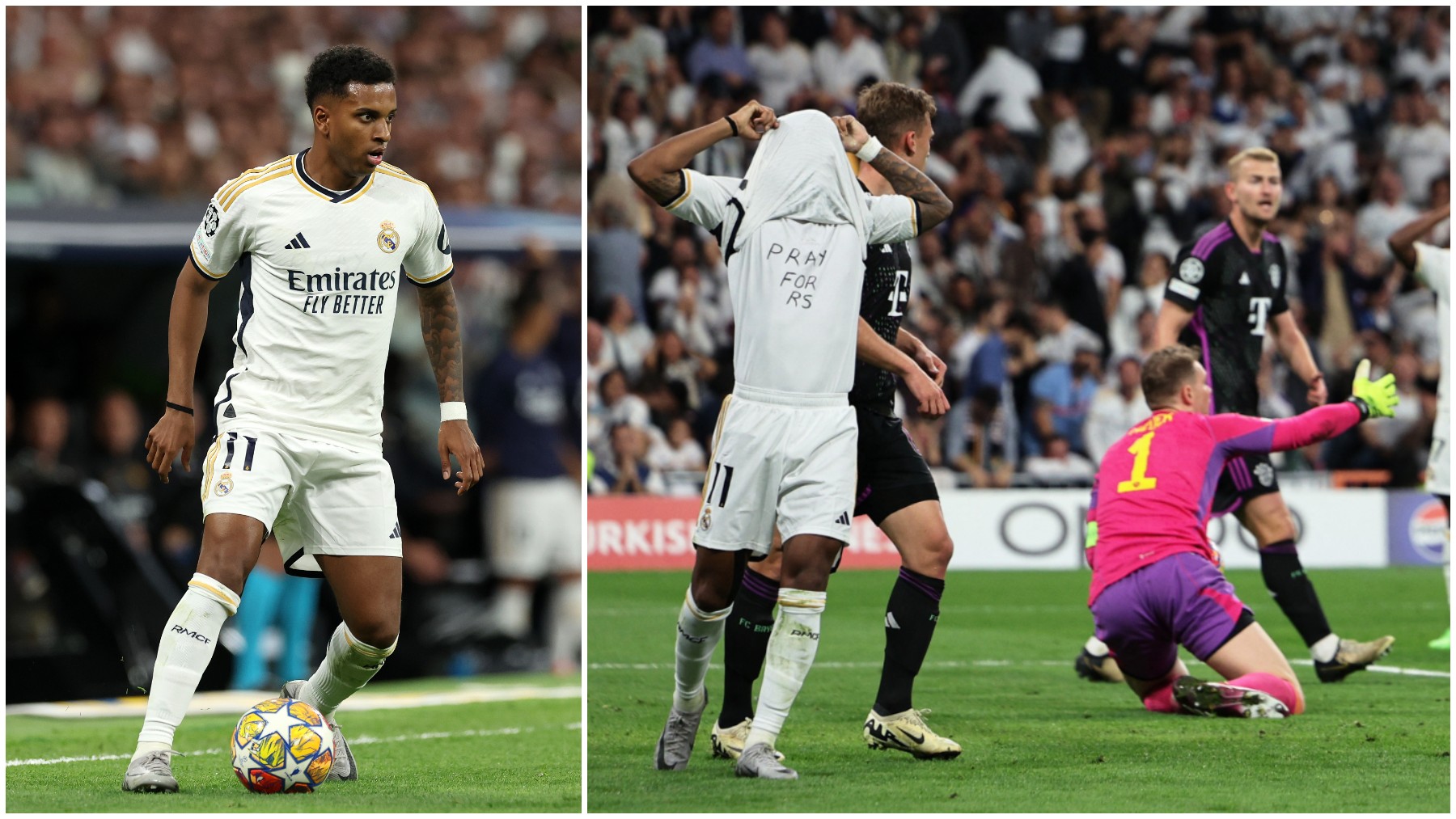 El emotivo gesto de Rodrygo con la población de Brasil tras las ...