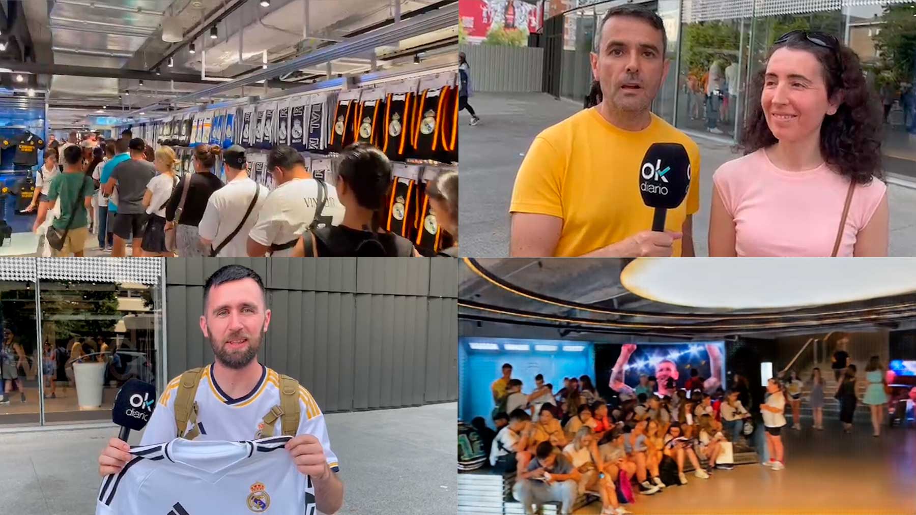 La afición del Real Madrid alucina con la nueva tienda del Bernabéu ...