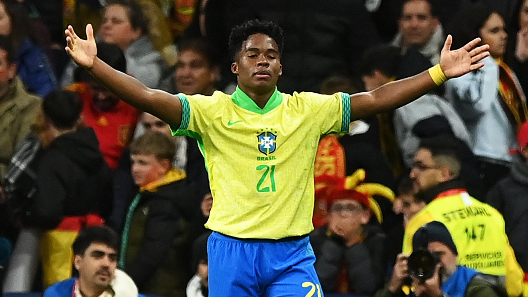 Brasil entrega el mítico dorsal '9' de su selección a Endrick para la ...