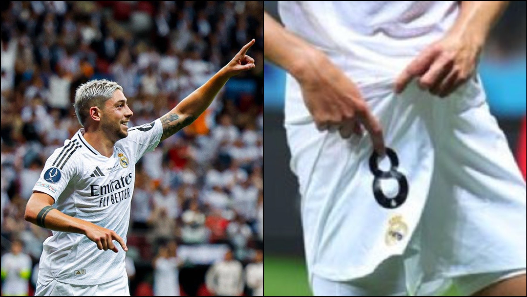 Fede Valverde emuló a Kroos en su celebración y se acordó del alemán ...