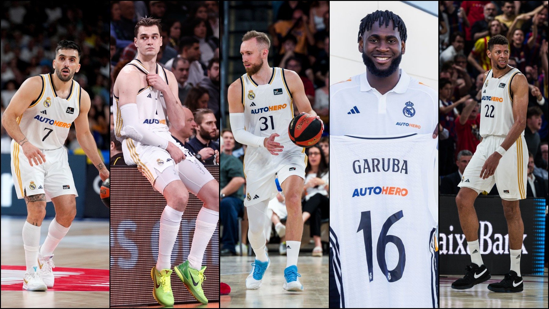 El quinteto NBA que puede sacar el Real Madrid esta temporada