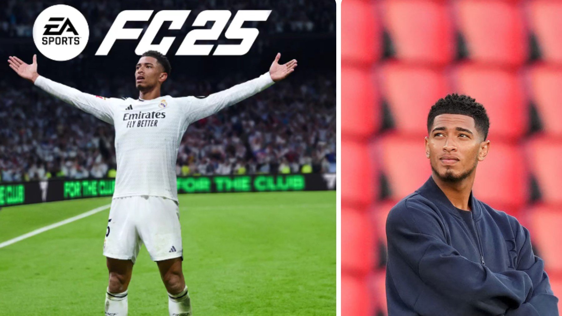 El FIFA se rinde a Bellingham dándole su portada inspirada en el Clásico