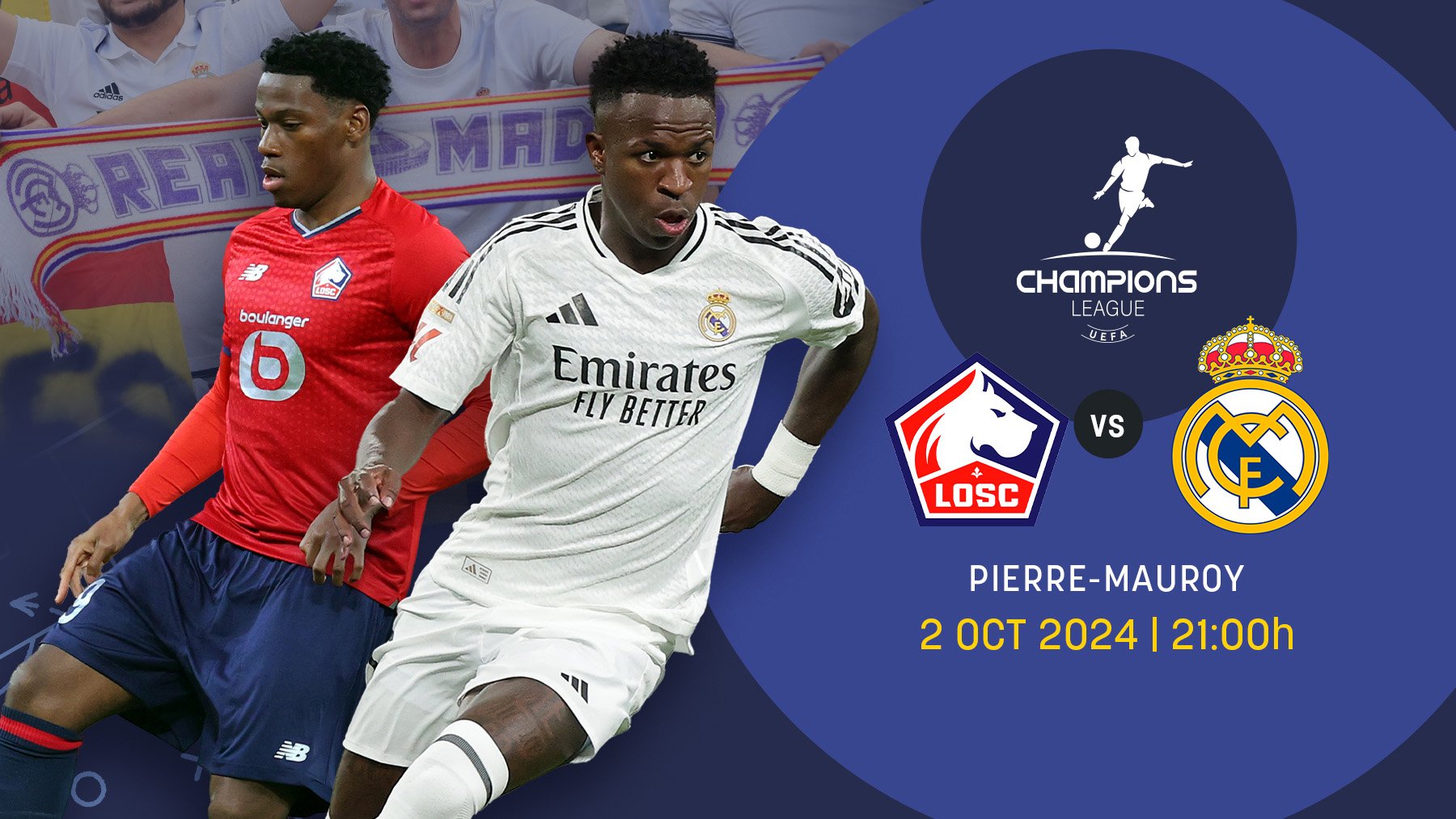 Lille-Real Madrid: el rey quiere conquistar otro territorio