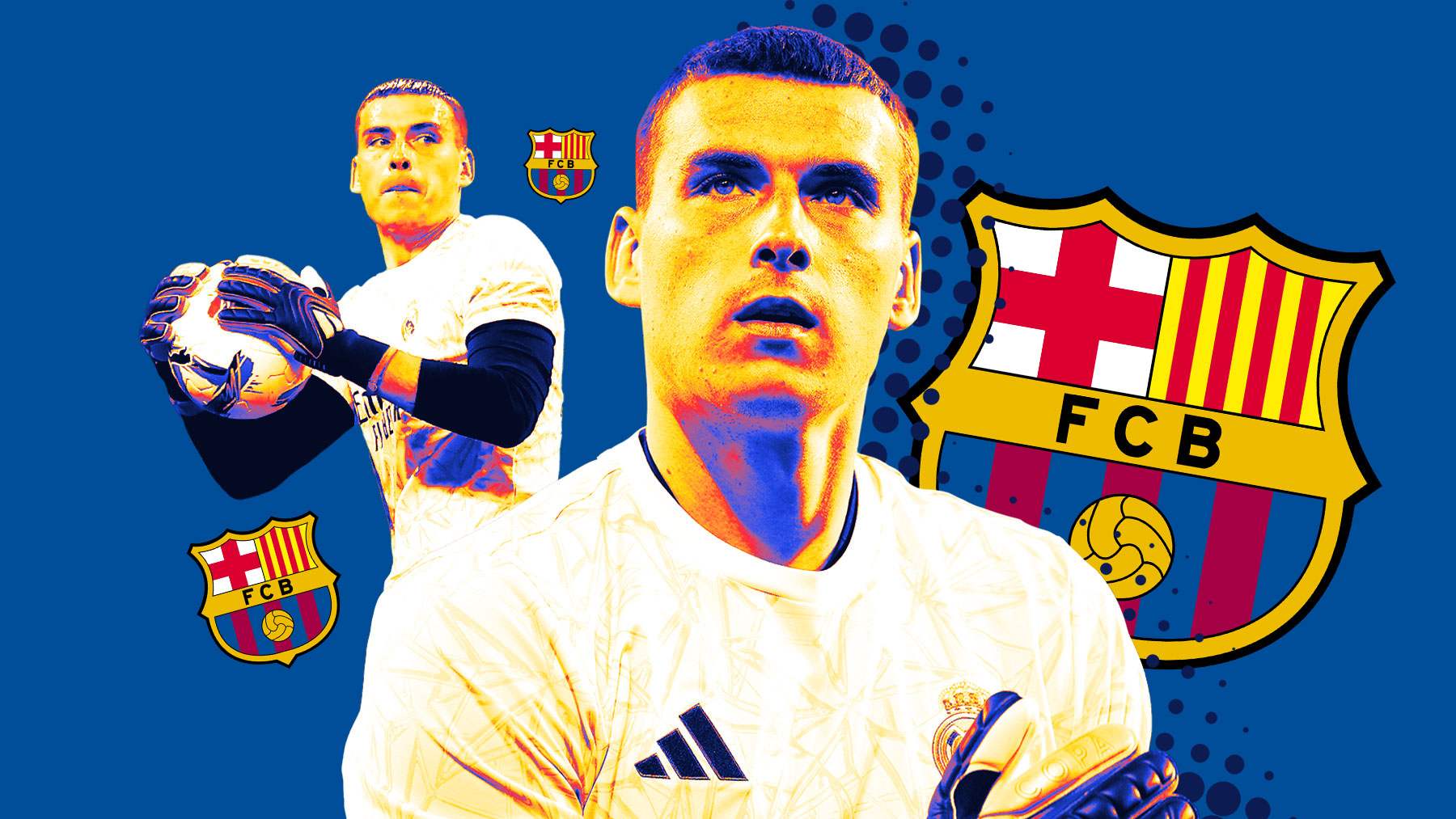 Lunin sabe parar al Barcelona