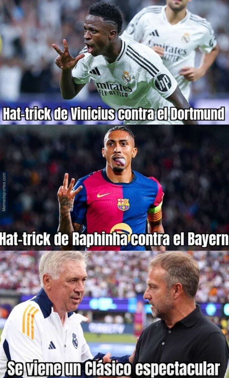 Los mejores memes del Clásico entre Real Madrid y Barcelona