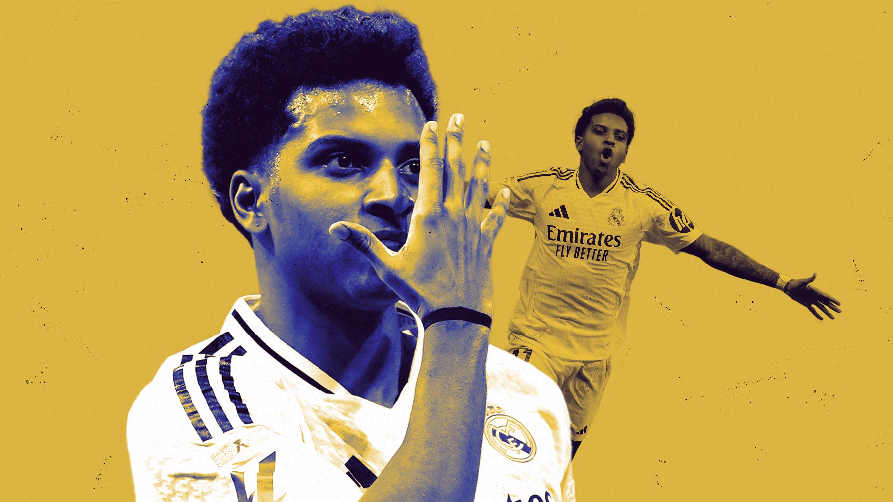 Rodrygo vive una dulce y blanca Navidad