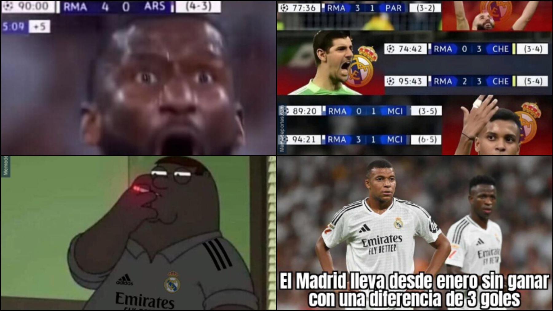 Los mejores memes del Real Madrid-Arsenal: no hablan de otra cosa que ...